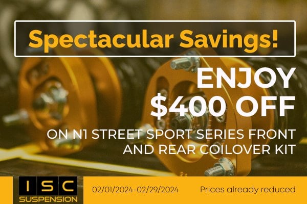 ISC Suspension® - Black Wheel Spacer Set