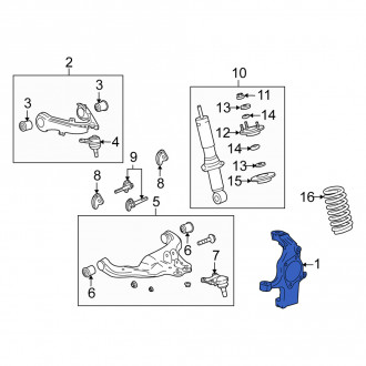 Isuzu Steering Knuckles, Spindles & Parts | Assemblies, Bolts — CARiD.com