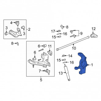 Isuzu Steering Knuckles, Spindles & Parts | Assemblies, Bolts — CARiD.com