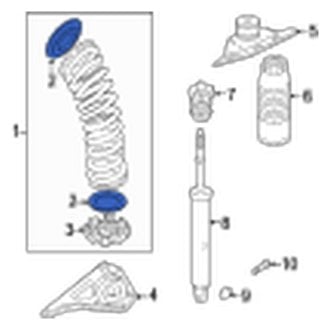 Jaguar OEM Suspension Parts | Factory Shocks & Struts — CARiD.com