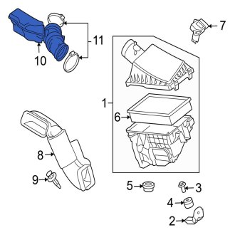 Jaguar OE™ Air Intake - CARiD.com