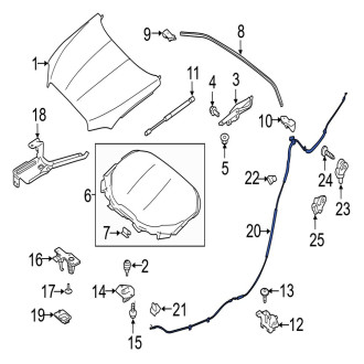 Jaguar Hood Release Cables & Handles — CARiD.com