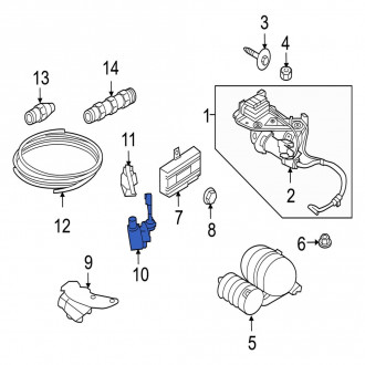 Jaguar XJ-Type Suspension Self-Leveling Sensors — CARiD.com