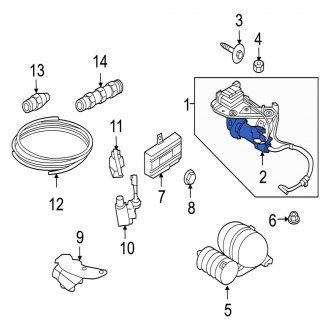 Jaguar XJ-Type Suspension Self-Leveling Sensors — CARiD.com