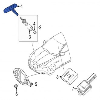 Jaguar OEM TPMS Sensors | Bluetooth, Wireless, USB — CARiD.com