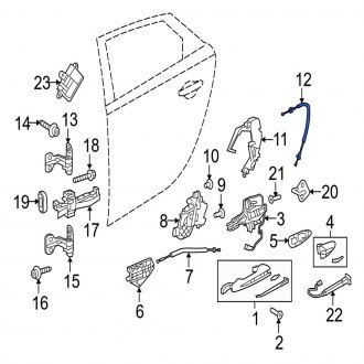 Jaguar XF Door Locks + Components — CARiD.com