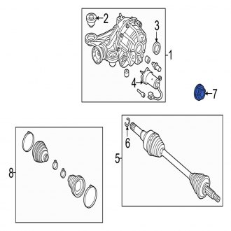 Jaguar XFR CV Joints, Boots & Parts | Inner, Outer — CARiD.com