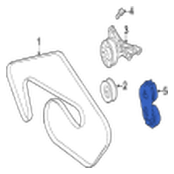 Jaguar OE AJ813574 - Accessory Drive Belt Tensioner Assembly