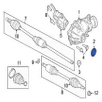 Jaguar XF OEM Driveline & Axle Parts | Hubs, CV-Joints — CARiD.com