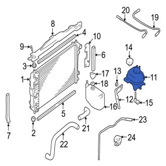 Jaguar XK-Type Coolant Overflow Tanks — CARiD.com