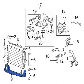 Jaguar OEM Header Panels & Parts | Support Bars, Panels — CARiD.com