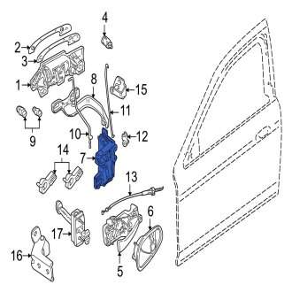 Jaguar Door Locks + Components | CARiD