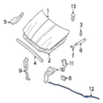 Jaguar Hood Release Cables & Handles — CARiD.com