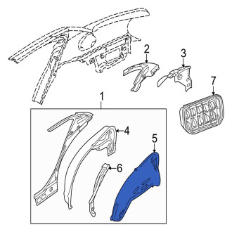 Jaguar X-Type Inner Fenders | Wells, Liners, Shields — CARiD.com