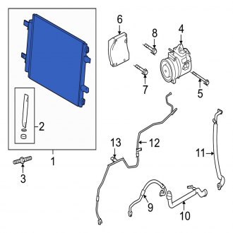 Jaguar XF OEM A/C & Heating Parts | Systems, Compressors — CARiD.com