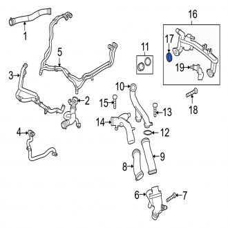 Jaguar F-Pace Radiator Hoses & Clamps — CARiD.com