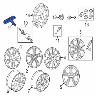 Jaguar XK-Type OEM TPMS Sensors | Bluetooth, Wireless, USB — CARiD.com