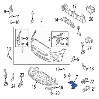 Jaguar OEM Header Panels & Parts | Support Bars, Panels — CARiD.com