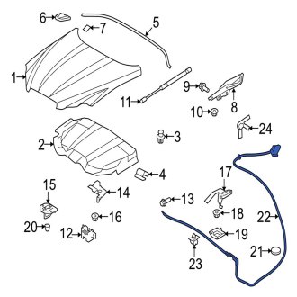 Jaguar XFR Replacement Hoods | Hinges, Supports – CARiD.com