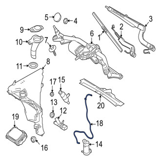 Jaguar XFR Washer Nozzles & Parts — CARID.com