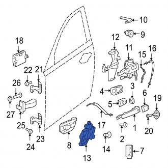 Jaguar XFR Door Locks + Components | CARiD