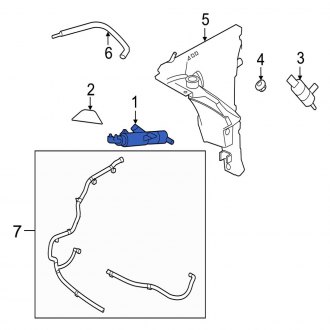 Jaguar XF Washer Nozzles & Parts — CARID.com