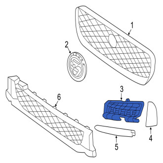 Jaguar OE™ Replacement Grilles - CARiD.com