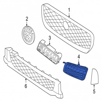 Jaguar XF Replacement Grille Assemblies — CARiD.com