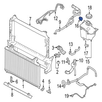 Jaguar XE-Type Replacement Radiators | Caps, Drain Cocks – CARiD.com