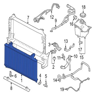 Jaguar XE-Type Radiators & Parts | Performance, Replacement — CARiD.com