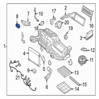 Jaguar F-Pace OEM A/C & Heating Parts | Systems, Compressors — CARiD.com