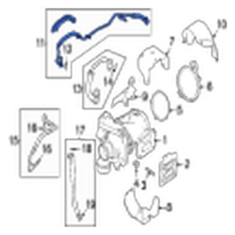 Jaguar XF Turbo & Supercharger Lines, Hoses, Fittings — CARiD.com