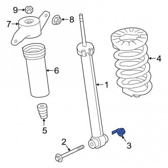 Jaguar XF Shock & Strut Mounts | Rear, Front — CARiD.com