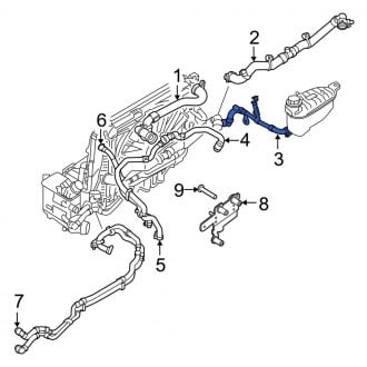 Jaguar F-Type Coolant Overflow Tanks — CARiD.com