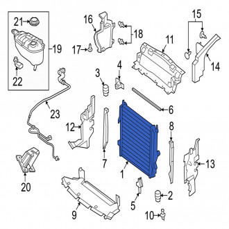 Jaguar F-Type OEM Engine Cooling Parts | Radiators, Fans — CARiD.com