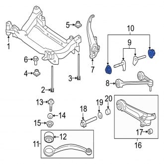 Jaguar XF OEM Brake, Steering, Suspension Parts — CARiD.com