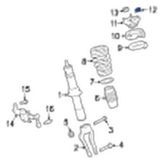 Jaguar XF OEM Suspension Parts | Shocks, Struts — CARiD.com