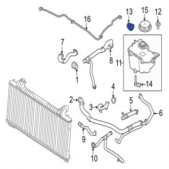 Jaguar XE-Type Replacement Coolant Tanks & Components – CARiD.com