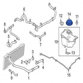 Jaguar XE-Type Replacement Coolant Tanks & Components – CARiD.com