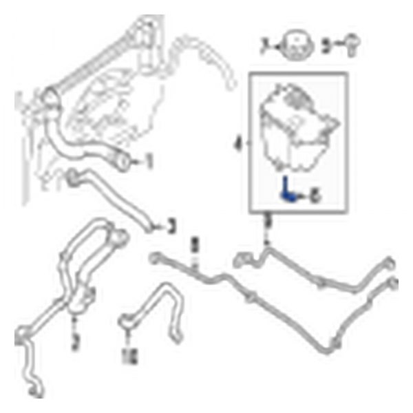 Jaguar OE C2Z6566 - Engine Coolant Level Sensor