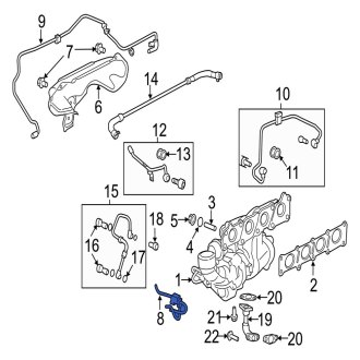 Jaguar Turbocharger Wastegates & Parts | Solenoids, Actuators — CARiD.com