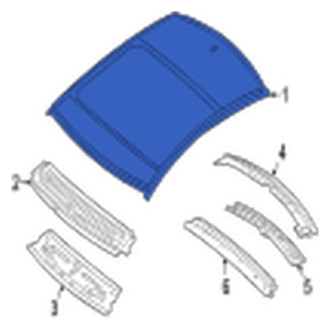 Jaguar XE-Type OEM Roofs & Parts | Panels, Drip Rails — CARiD.com