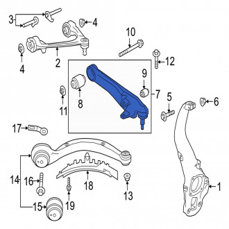 Jaguar XE-Type OEM Suspension Parts | Shocks, Struts — CARiD.com
