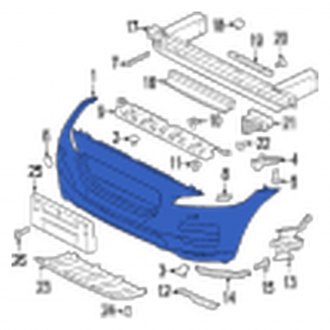 Jaguar F-Pace Replacement Front Bumpers & Components — CARiD.com