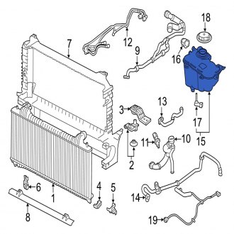 Jaguar F-Pace Replacement Coolant Tanks & Components – CARiD.com