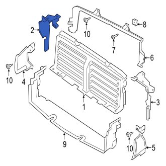 Jaguar OEM Header Panels & Parts | Support Bars, Panels — CARiD.com