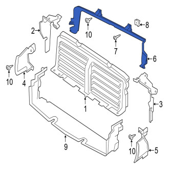 Jaguar OEM Header Panels & Parts | Support Bars, Panels — CARiD.com