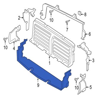 Jaguar OEM Header Panels & Parts | Support Bars, Panels — CARiD.com