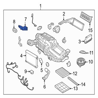 Jaguar F-Pace OEM A/C & Heating Parts | Systems, Compressors — CARiD.com