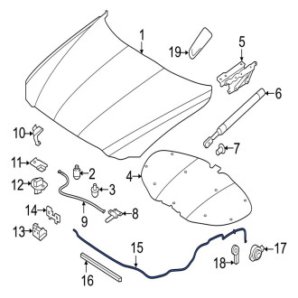 Jaguar Hood Release Cables & Handles — CARiD.com